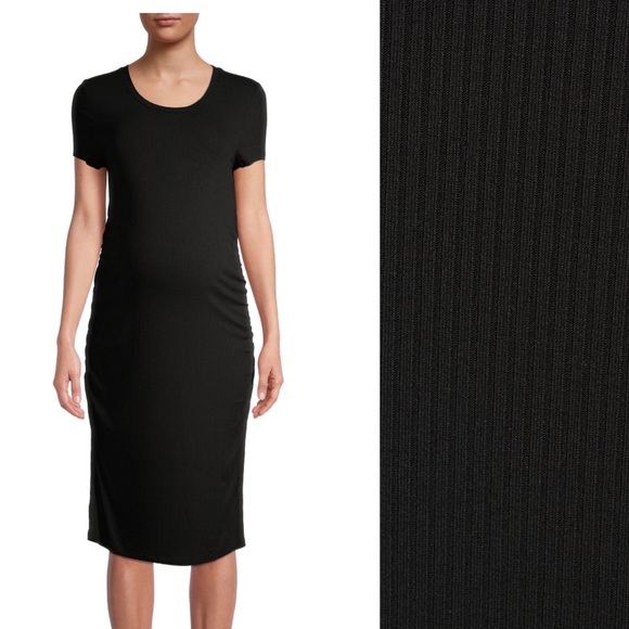 Time and Tru | Dresses | Nwt Time Tru Maternity Side Ruched Short ...
